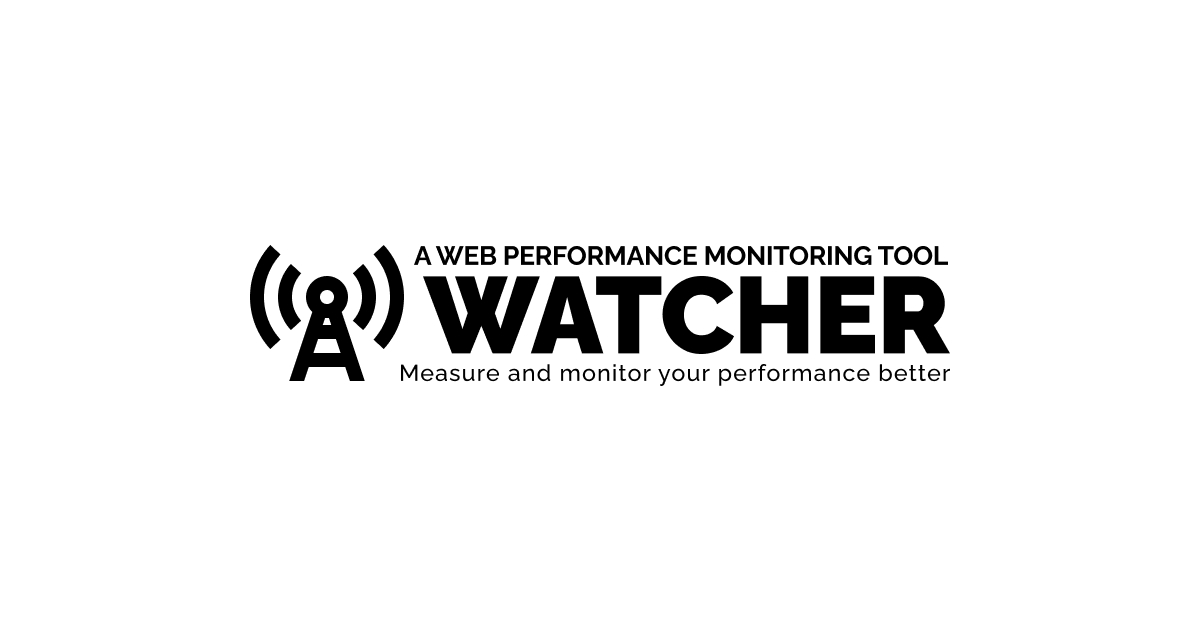 Watcher - A Web Performance Monitoring Tool
